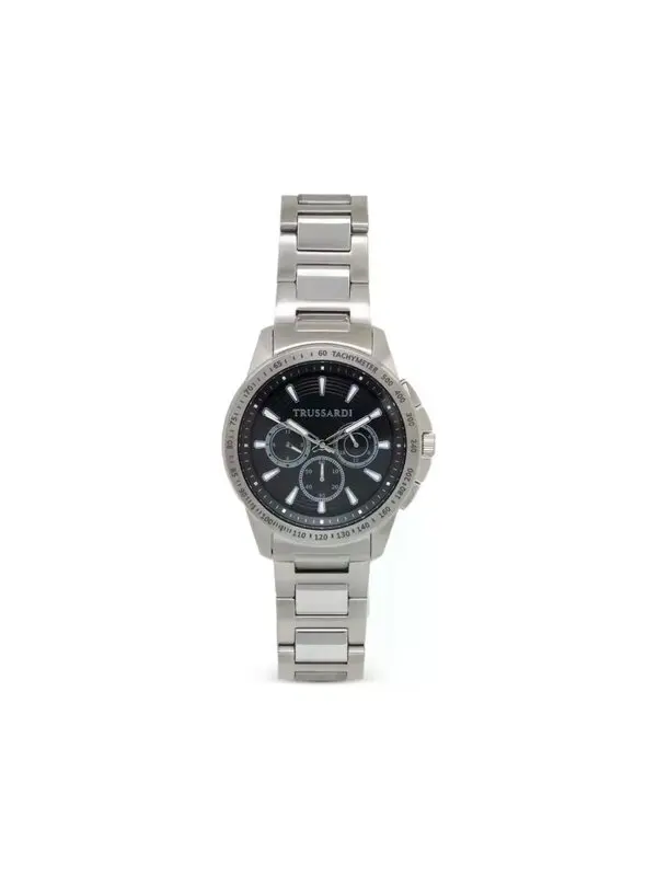 TRUSSARDI Stainless Steel Chronograph Watch - Silver
