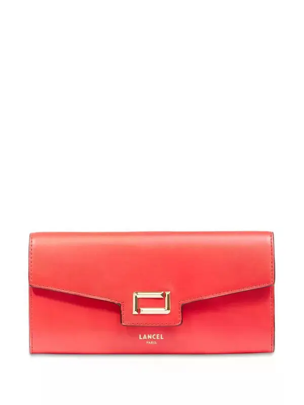 LANCEL Long Angele Wallet - Red