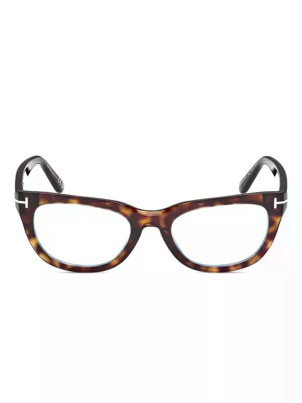 TOM FORD Cat-eye Frame Eyeglasses - Brown