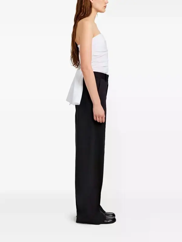 Proenza Schouler Lena Off-shoulder Draped Top - White