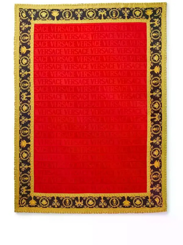 Versace I Love Baroque Beach Towel - Red