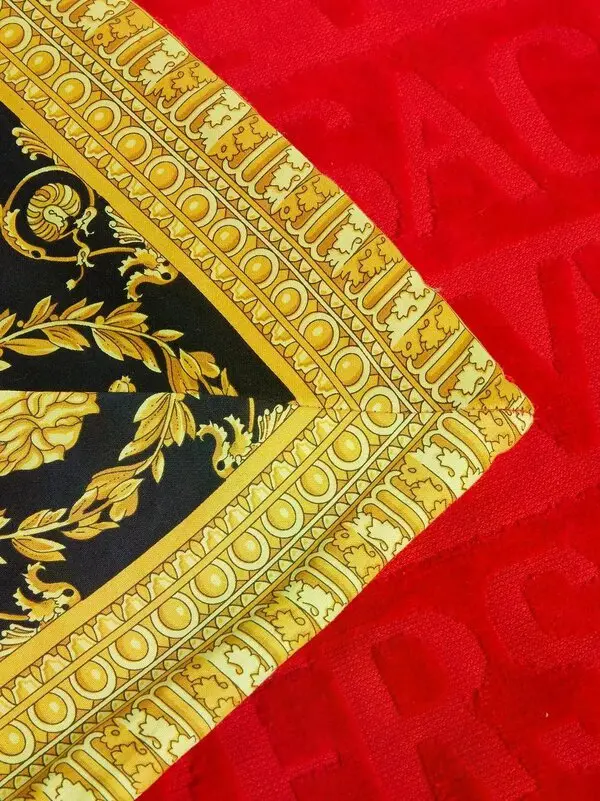 Versace I Love Baroque Beach Towel - Red