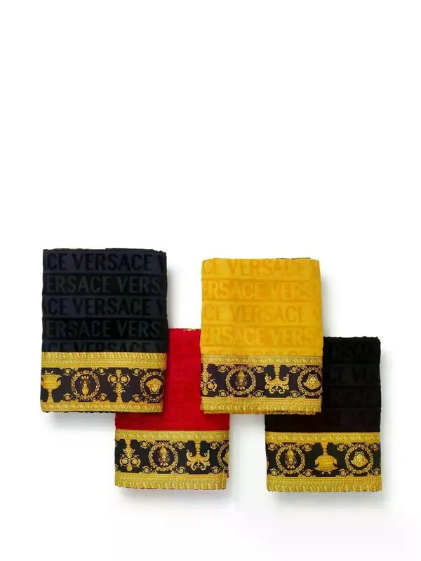Versace I Love Baroque Beach Towel - Red