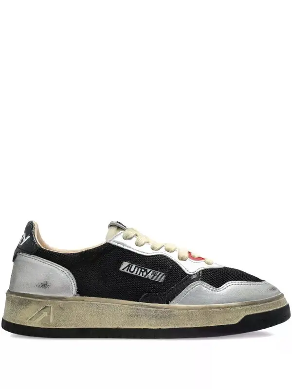 AUTRY Medalist Super Vintage Sneakers With Metallic Accents