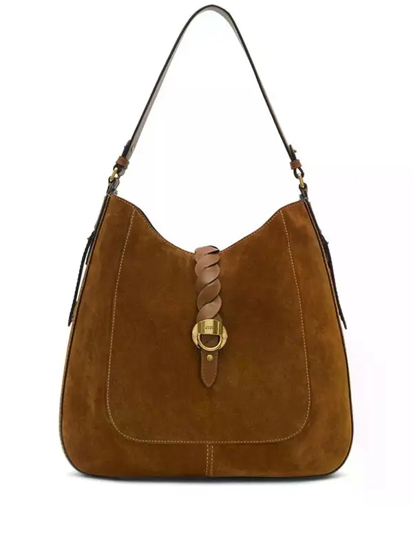 Isabel Marant Étoile Altay Shoulder Bag In Suede Calfskin - Brown
