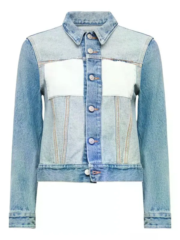MAISON MARGIELA Two-tone Denim Jacket - Blue