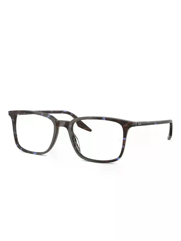 Ray-ban Tortoiseshell Square-frame Eyeglasses - Blue