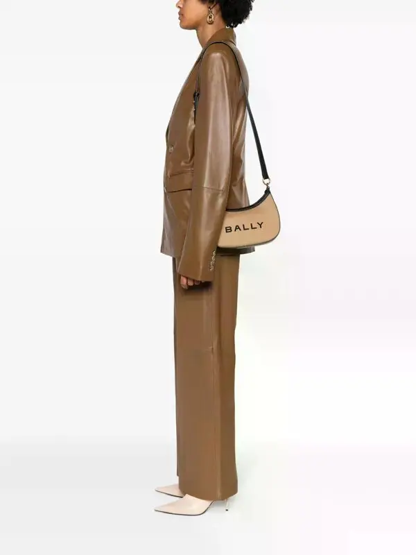 Bally Ellipse Logo-print Crossbody Bag