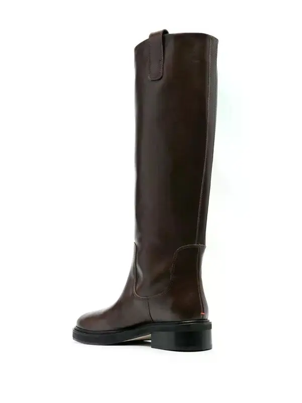 AeydĒ Knee-length Leather Boots