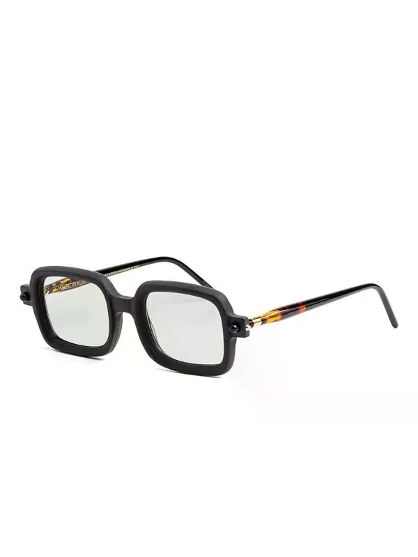 KUBORAUM P2 Square-frame Sunglasses - Black