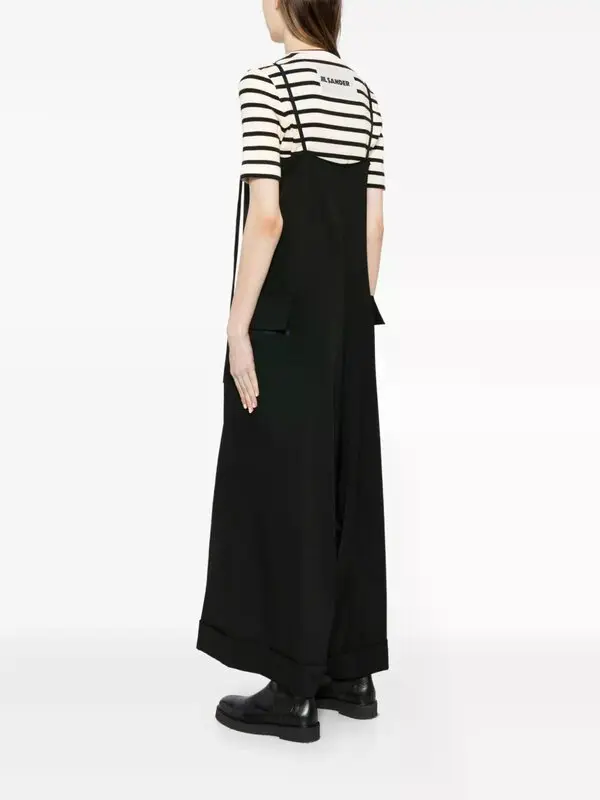 Yohji Yamamoto Sleeveless Wool Dungarees