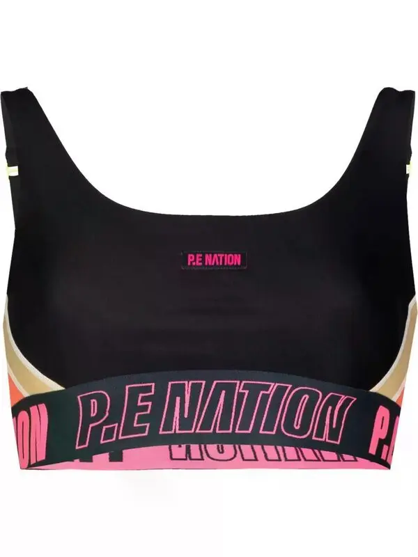 P.E Nation Left Field Sports Bra - Black