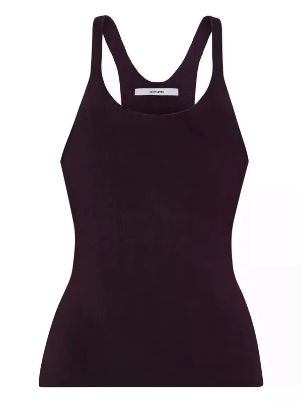Adam Lippes Scoop Neck Tank Top - Brown