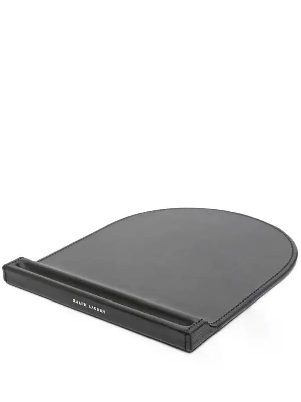 Ralph Lauren Brennan Leather Mouse Pad - Black