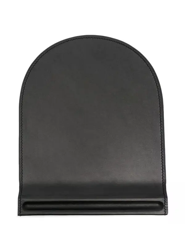 Ralph Lauren Brennan Leather Mouse Pad - Black