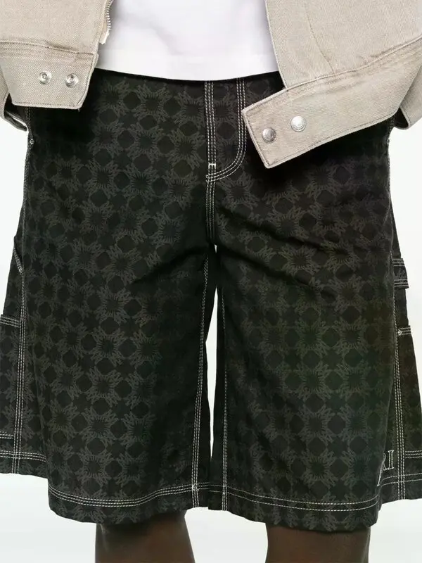 Amiri Geometric Print Shorts