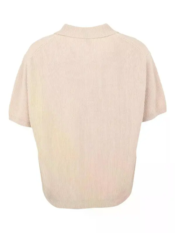 Vince Ribbed Polo Shirt