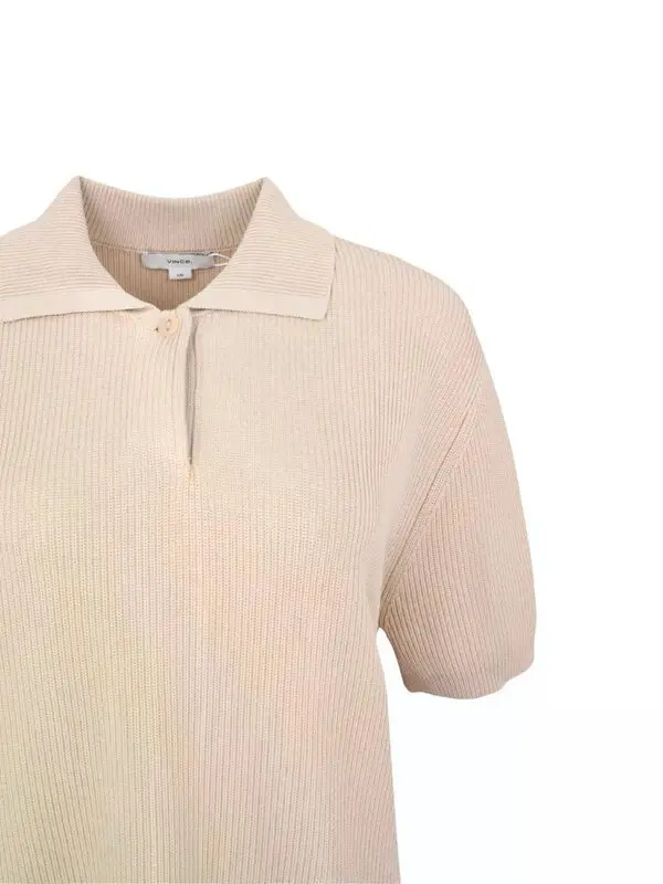Vince Ribbed Polo Shirt