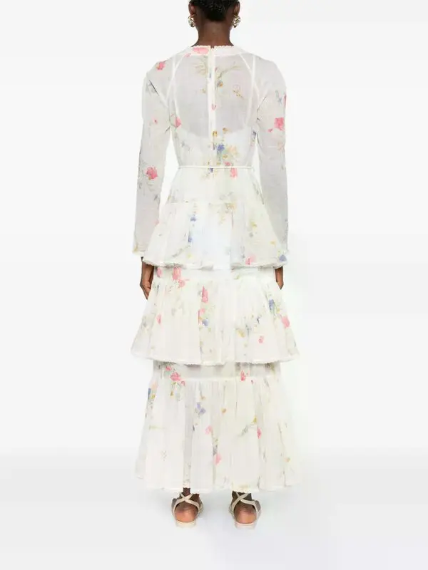 Zimmermann Lucky Maxi Dress With Ruffled Detailing