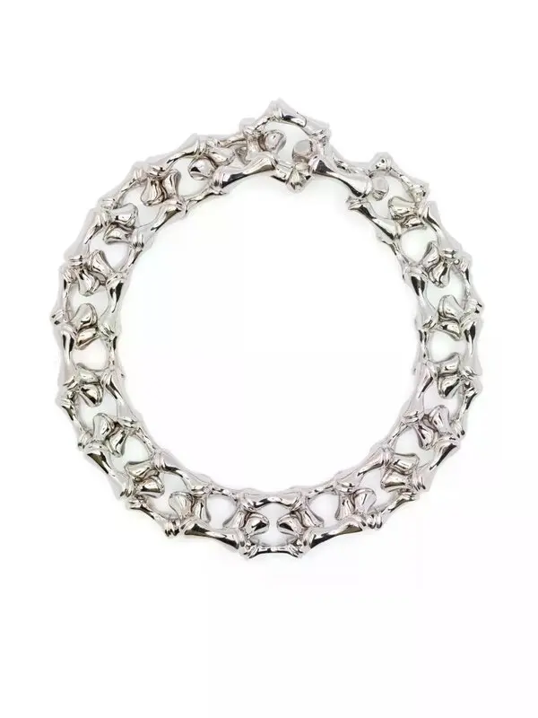Eddie Borgo Bamboo Link Bracelet - Silver