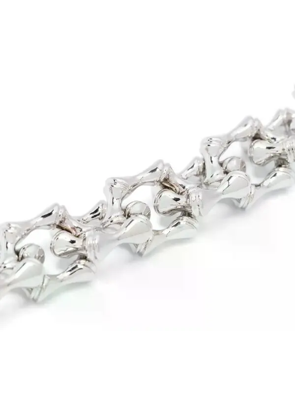 Eddie Borgo Bamboo Link Bracelet - Silver