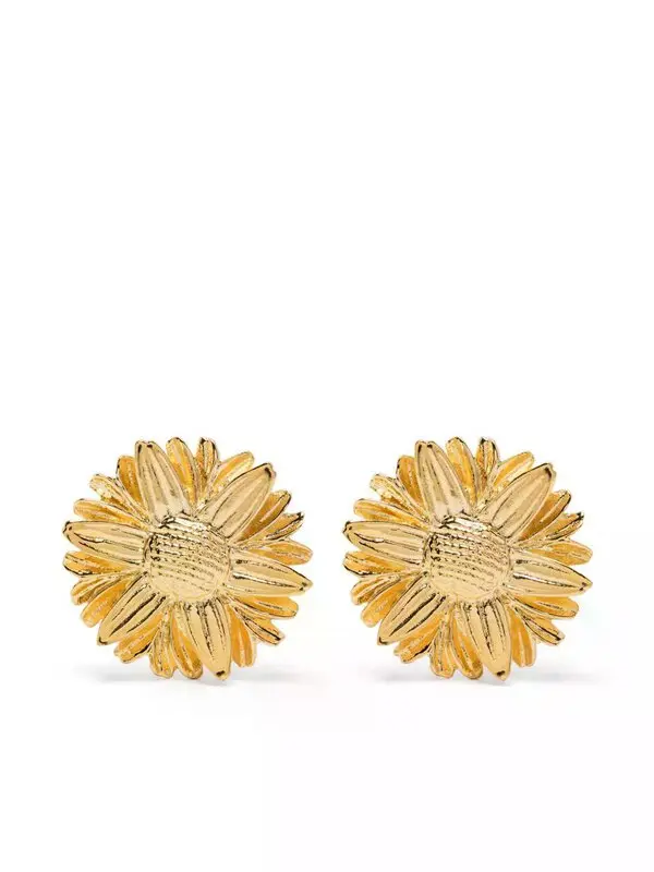 WOUTERS & HENDRIX Daisy Stud Earrings - Gold