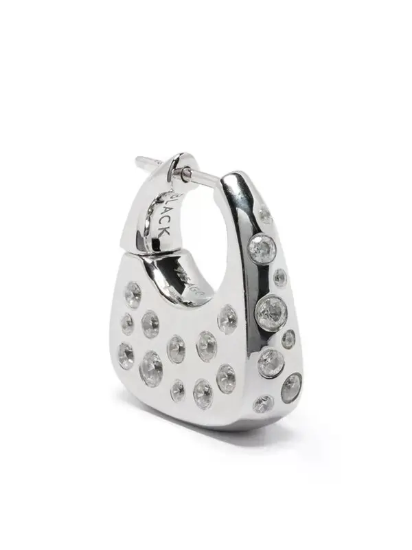 MARIA BLACK Tone Crystal Embellished Single Earring - Silver