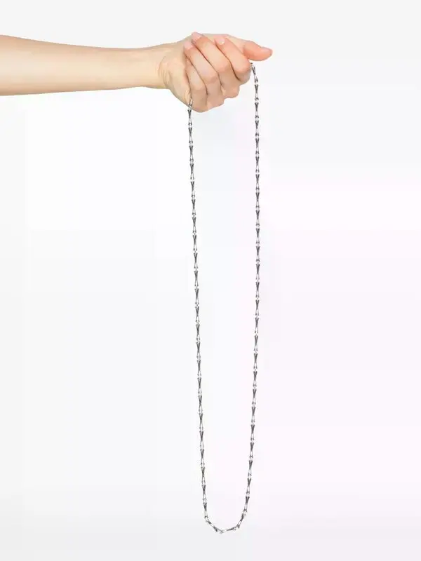 Eddie Borgo Bambu Link Necklace - Silver