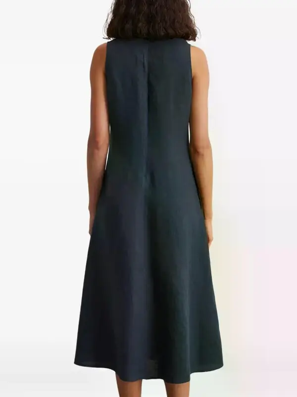 Marc O'polo Sleeveless V-neck A-line Midi Dress