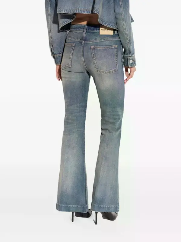 Alexander McQueen Flared Leg Jeans