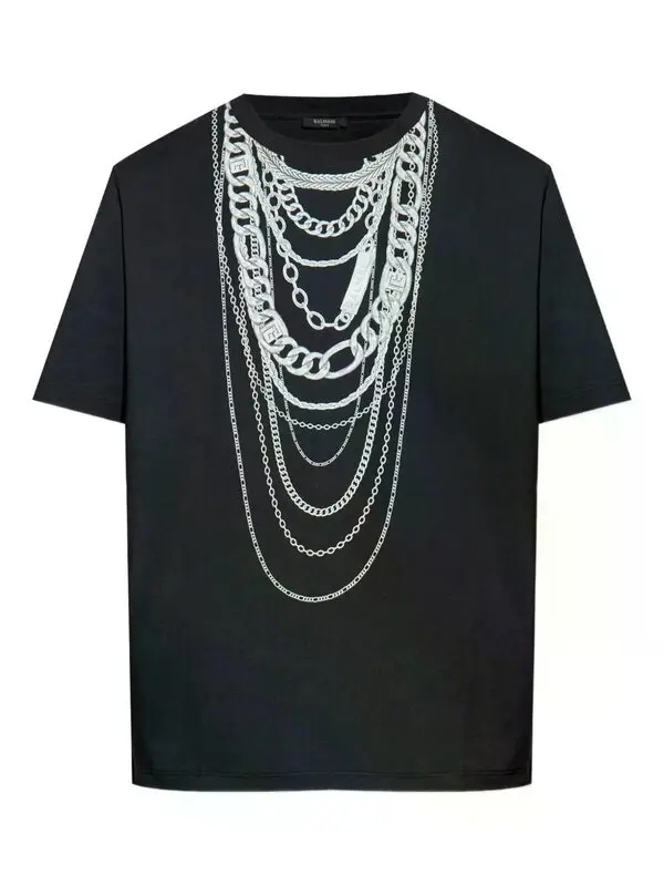 Balmain Chain-print T-shirt