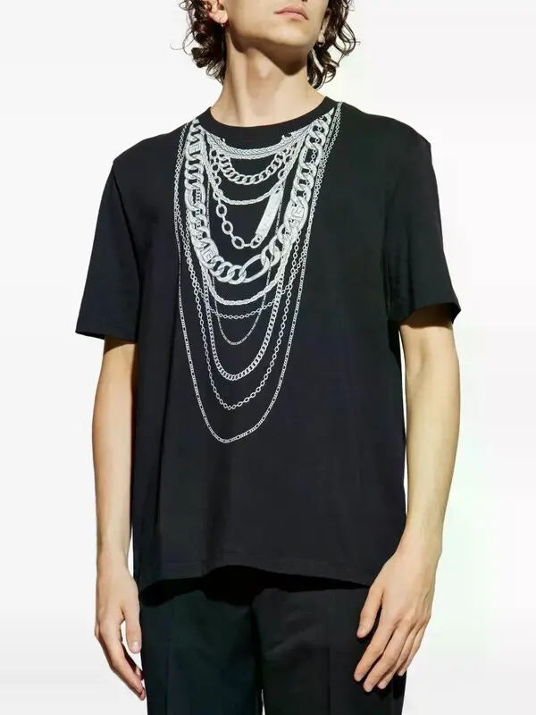Balmain Chain-print T-shirt