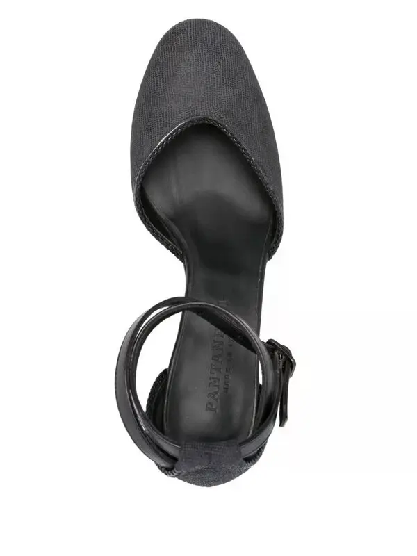 PANTANETTI Leather Sandals With Ankle Strap