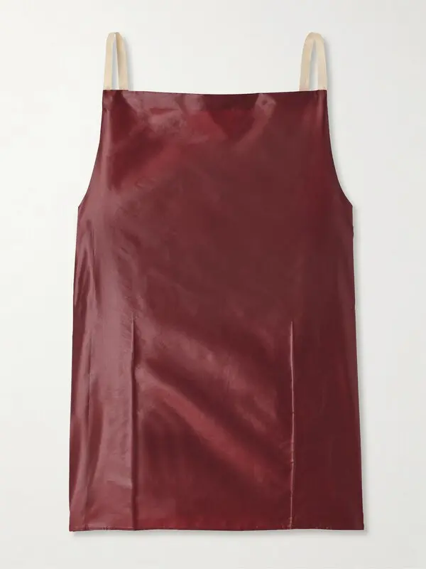 Carven Satin Top - Red