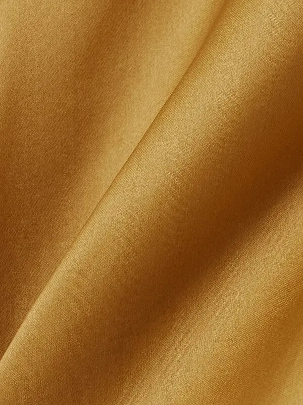 Khaite Darby Silk-organza Midi Dress - Yellow
