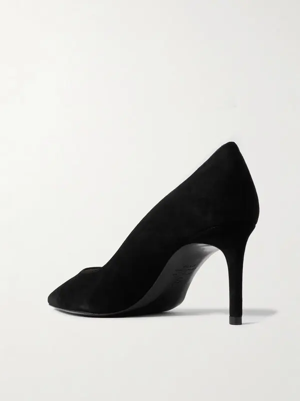 STUART WEITZMAN Power Suede Pumps - Black