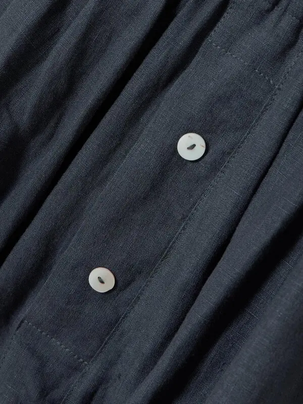 DEIJI STUDIOS The 03 Washed-linen Shirt And Shorts Set