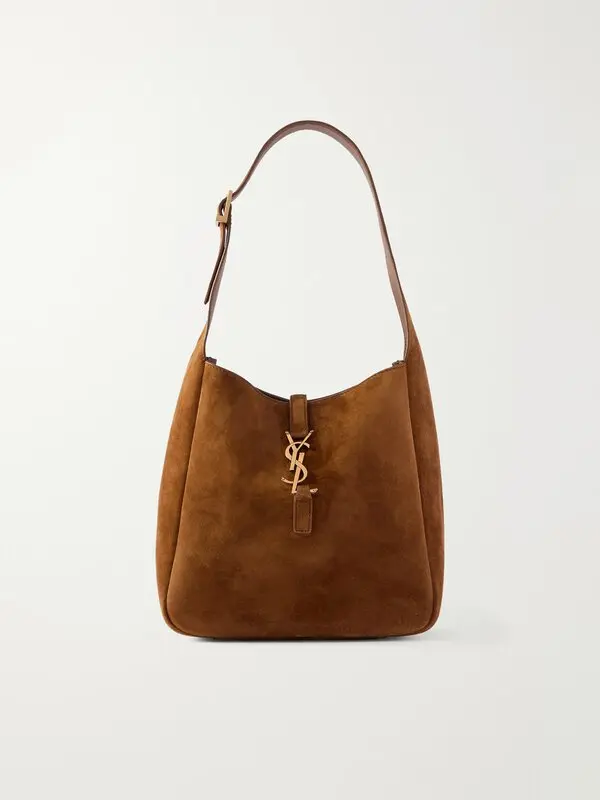 Saint Laurent Le 5 À 7 Supple Small Suede Shoulder Bag - Brown