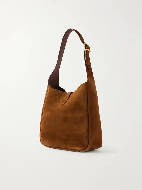 Saint Laurent Le 5 À 7 Supple Small Suede Shoulder Bag - Brown