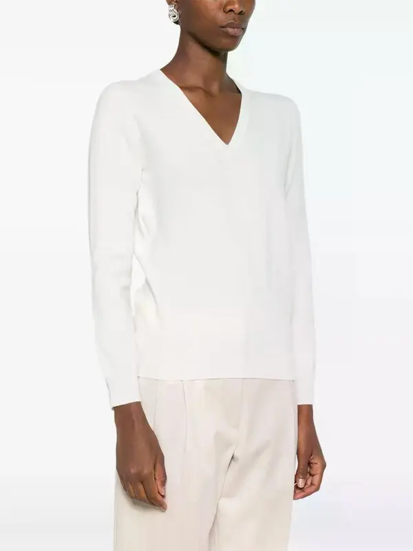 Brunello Cucinelli V-neck Long Sleeve Sweater