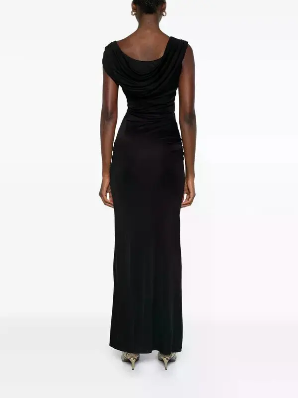 Versace Asymmetric Neck Dress