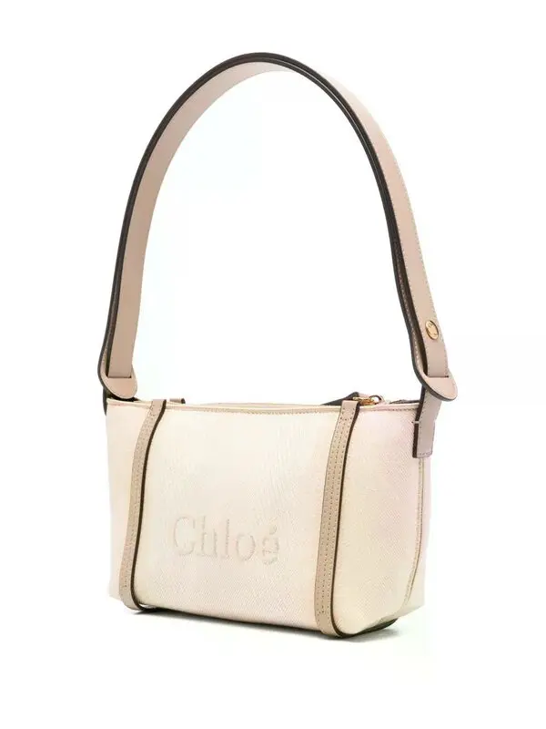 Chloé Jacquard Shoulder Bag - Neutrals