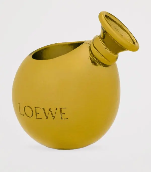 Loewe Brass Balloon Dice Charm - Yellow