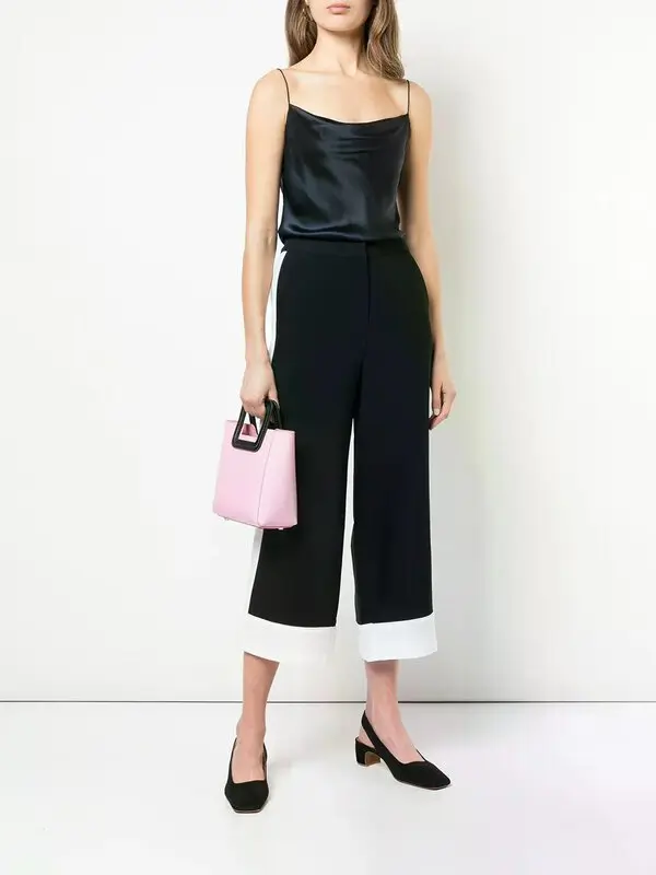 Cinq À Sept Marta Silk Slip Top - Black