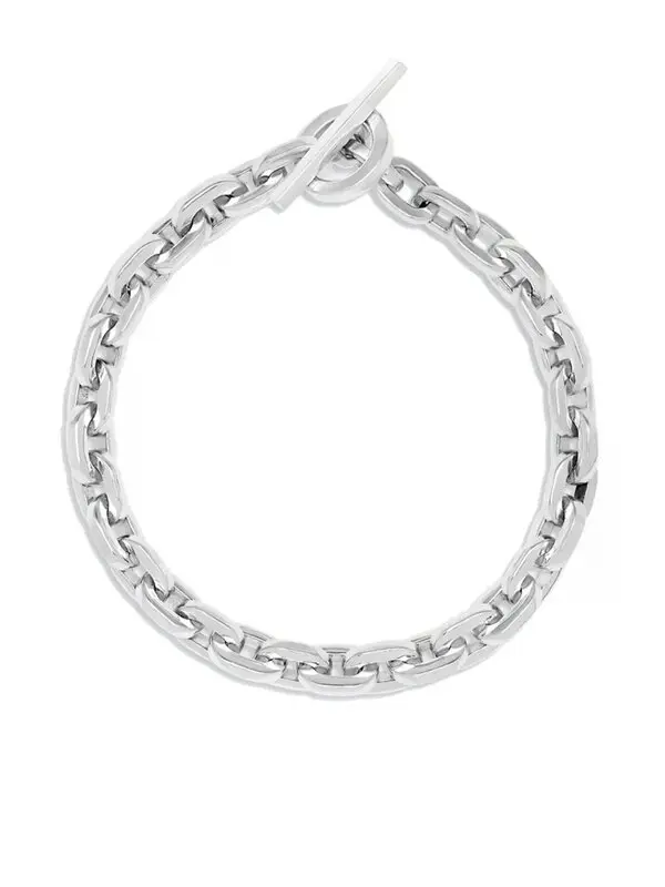MAOR Cuadro Anchor Chain Bracelet - Silver