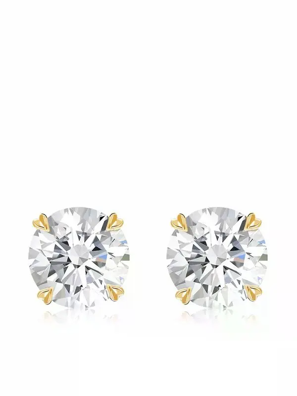 PRAGNELL 18kt Yellow Windsor 1.80ct Diamond Stud Earrings - Gold