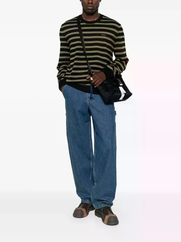 A.p.c. Striped Crew Neck Jumper