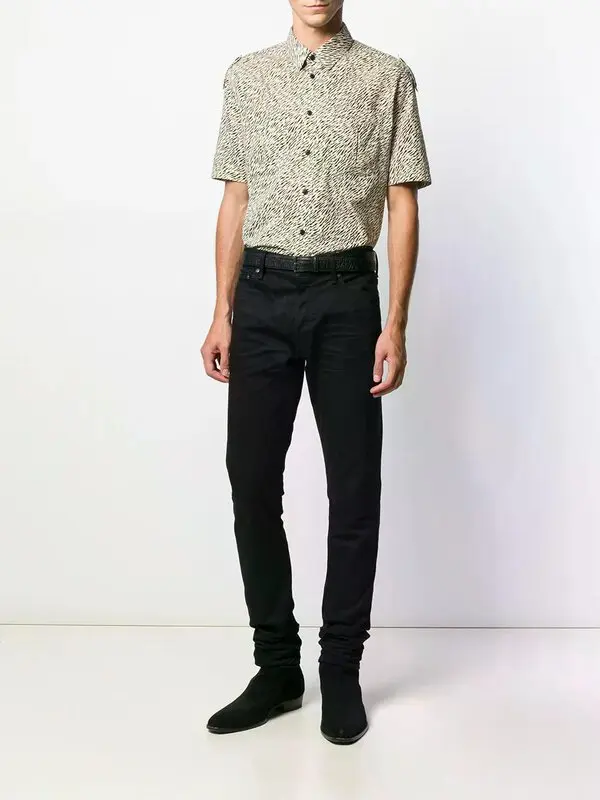 Saint Laurent Zebra Print Shirt