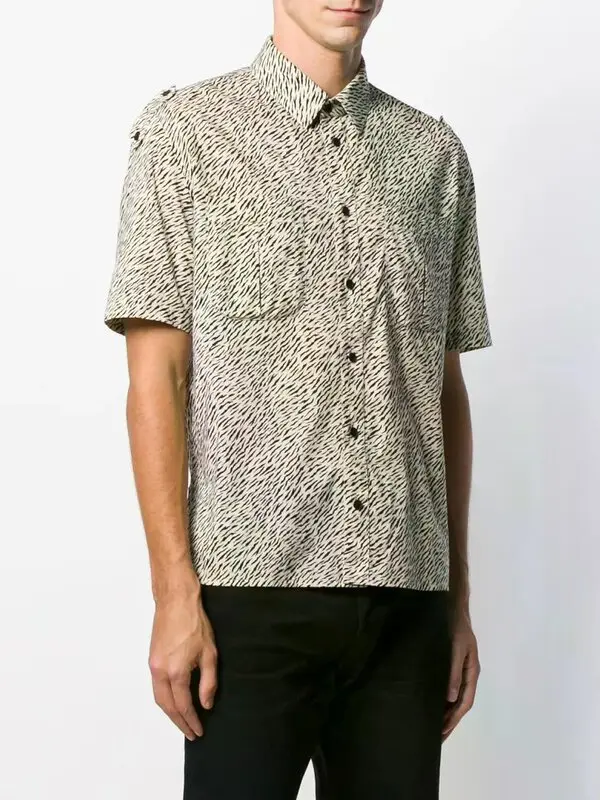 Saint Laurent Zebra Print Shirt