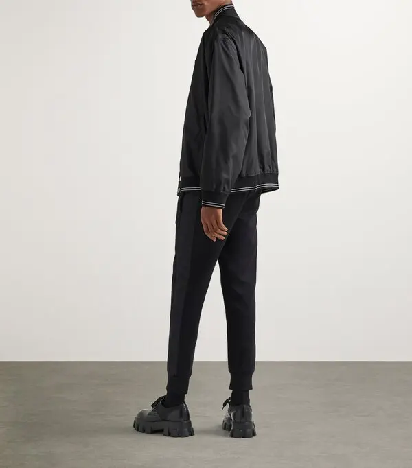 Prada Re-nylon-trim Sweatpants